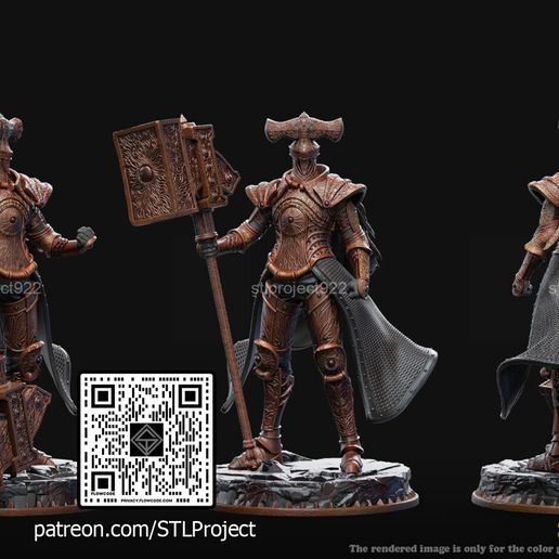 3D file Crucible Knight Devonia 🎬 ・3D print design to download・Cults