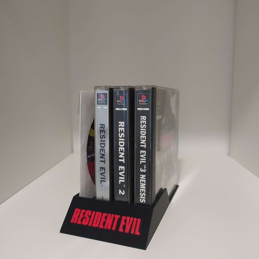☂️ Stand games residual evil ps1・ STL File for 3D printing・Cults