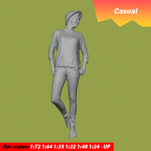 Free STL file Casual people 🦸 ・3D printing design to download・Cults