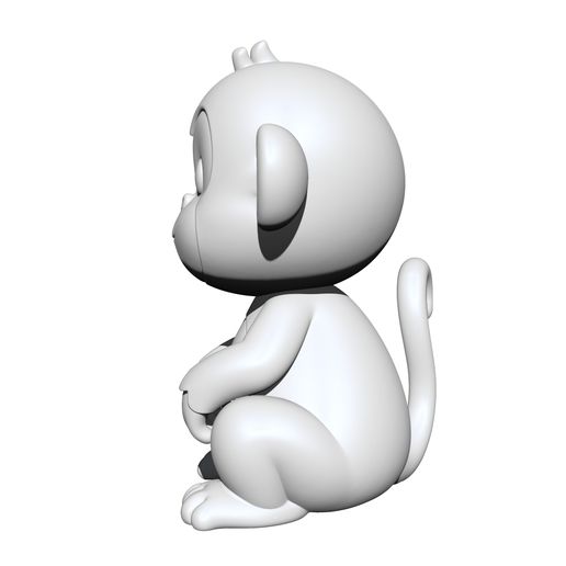 🐒 Monkey・ STL File for 3D printing・Cults