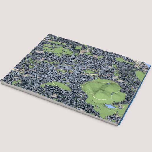 🏙️ Edinburgh City Scotland・ 3D File for 3D printing・Cults