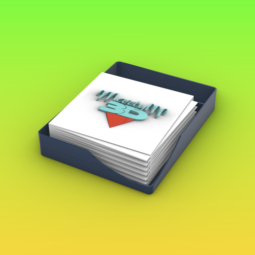 Free 3D file Note holder, notepad 🏢 ・3D printable design to download・Cults