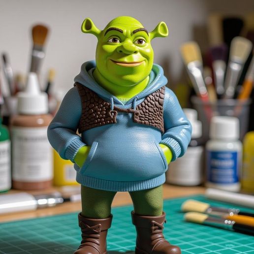 🎨 Vibrações urbanas / Shrek urbano 03 / arte de fã / magia faz・Arquivo ...