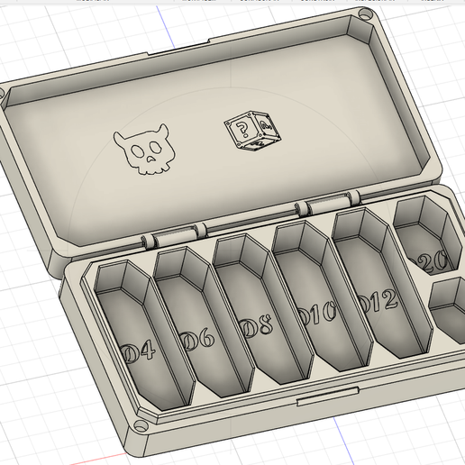🎲 Adventurer’s Vault – RPG Dice Box・ STL File for 3D printing・Cults