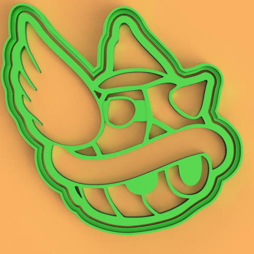 STL file Mario Bros Koopa Koopa Shell Cookie Cutter 🐚 ・3D printer model ...