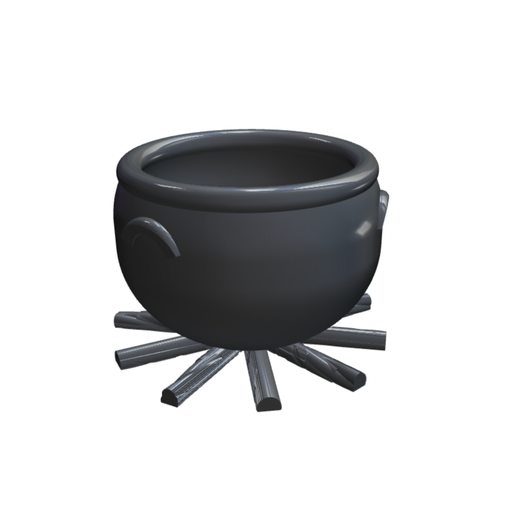 🧙‍♀️ Set Of Cauldrons・Free STL File for 3D printing・Cults