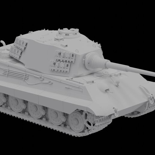 🤴 King Tiger・ STL File for 3D printing・Cults