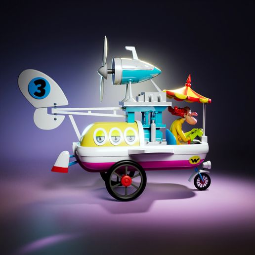 3D file Professor Pat Pending - The Wacky Races 🚗 ・3D print design to ...