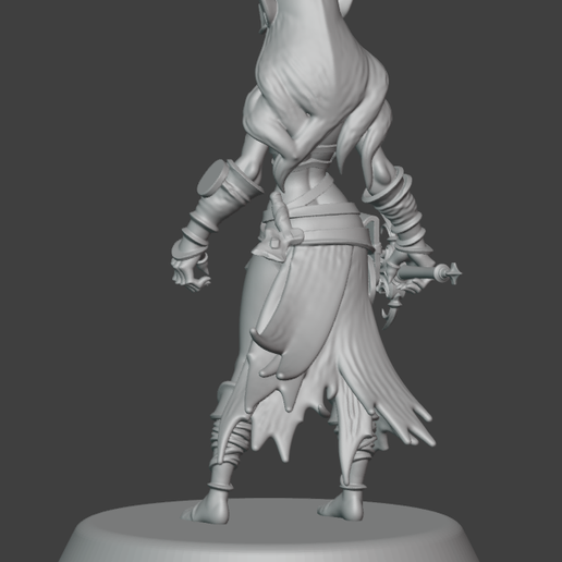 🧝 Dark Elf Drow Warrior 32mm Miniature DND RPG Tabletop Elven Hero ...