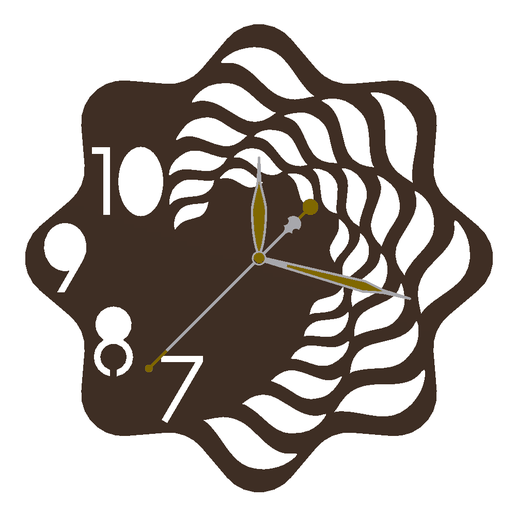 STL file WALL CLOCK FACE 🕰️ ・3D printer model to download・Cults