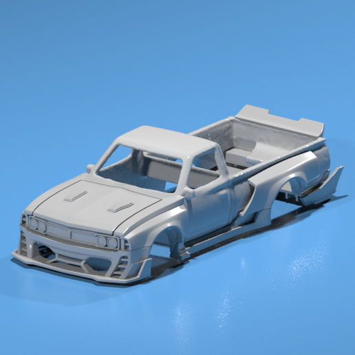 🥵 Hot Wheels Datsun 620 FatBoi Wide Kit・ STL File for 3D printing・Cults