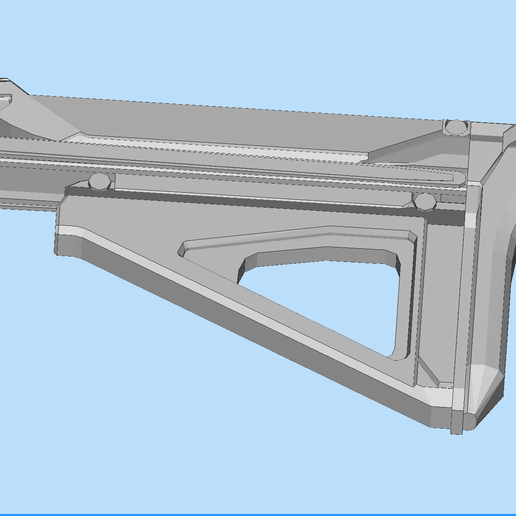🦸 558 CCL Tactical Rifle Modified Stock (QCQ171) - 43 Printable Model ...