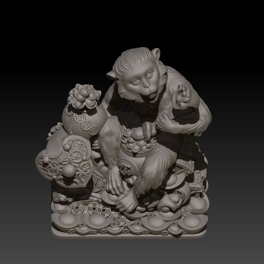 🐕 Zodiac Monke 3D print model・ STL File for 3D printing・Cults