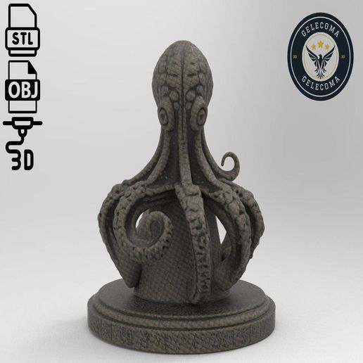 🐙 Octopus Animal 3d Print・ 3D File for 3D printing・Cults