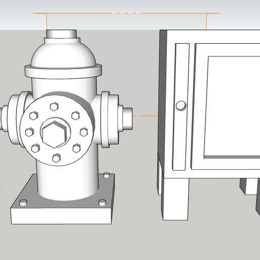 🔥 Fire Hydrant 1/64・Free STL File for ・Cults