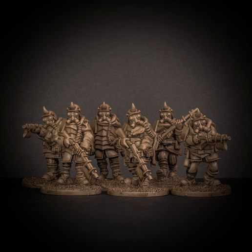 🎲 Mu Troopers Bundle of 6・ STL File for 3D printing・Cults