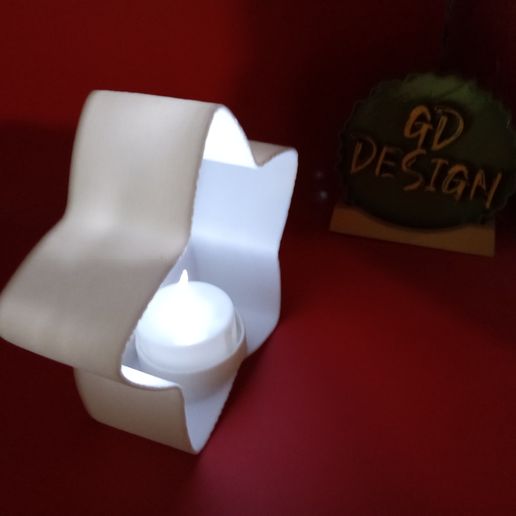 STL file Believe 3D Christmas Star Tabletop Light 🎄 ・3D print design to ...