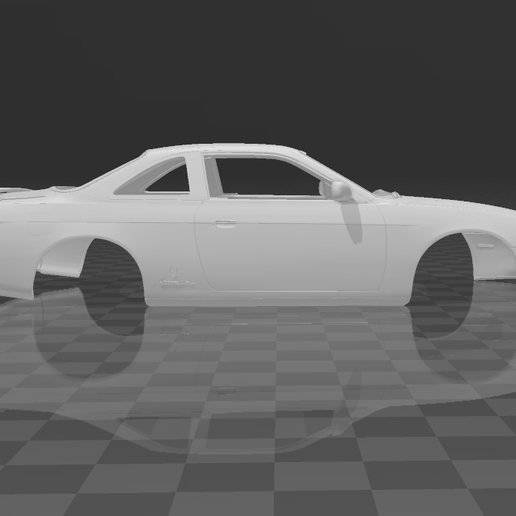 🐚 Nissan Silvia S14 1994 Shell Body – Divided Parts for Easy Printing ...