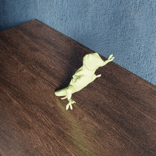 🦎 Low Poly Lizard・ STL File for 3D printing・Cults