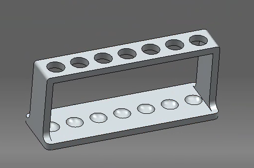 👽 Test tube support・Free STL File for ・Cults