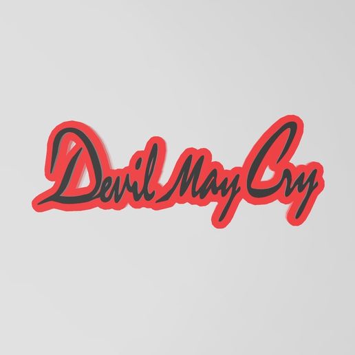 😈 DEVIL MAY CRY (DMC) LOGO・ STL File for 3D printing and CNC machining ...