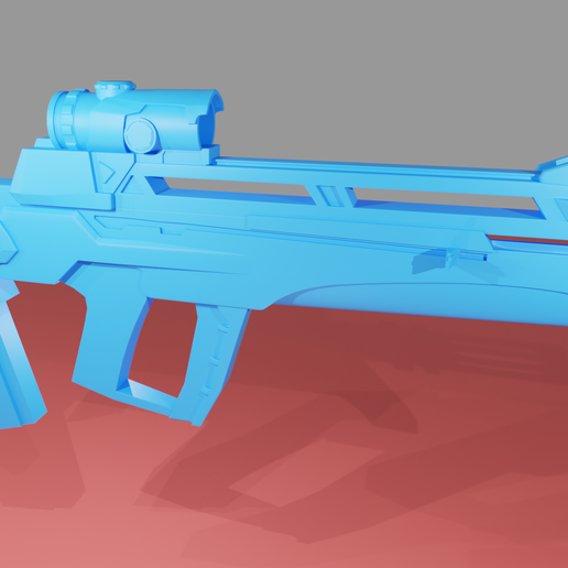 🔫 Asuka Nikke Gun・ OBJ File for 3D printing・Cults