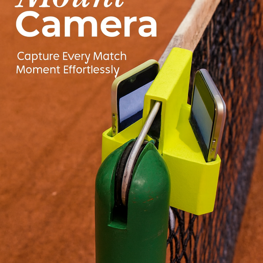 🎾 Tennis cell phone holder・ STL File for 3D printing・Cults