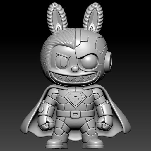 🦸‍♂️ Labubu - Cyborg DC Comics statue - 3D print・ 3D File for 3D ...