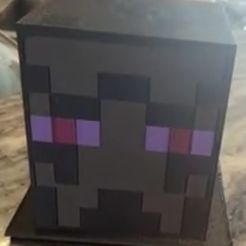 angry enderman head