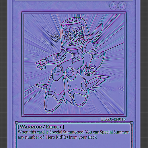 💬 hero kid - yugioh・Archivo STL Gratis para ・Cults