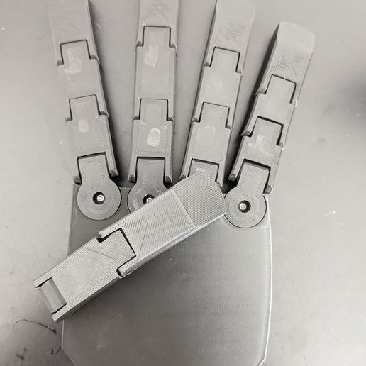 Fully articulated hand. (both left and right) V3.5・ STL File for ・Cults