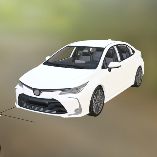 🚗 Toyota Corolla・ 3D File for 3D printing・Cults