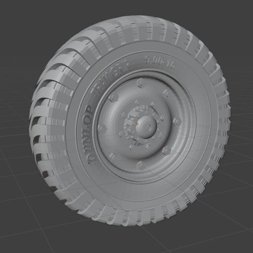 🚗 Wheels for Humber MK.II Armored Car・ STL File for 3D printing・Cults