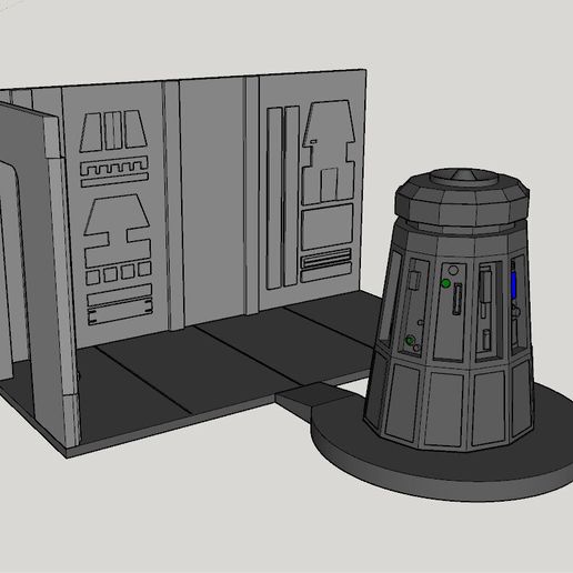 ⭐ Star Wars - Death Star Tractor Beam Diorama・ STL File for 3D printing ...