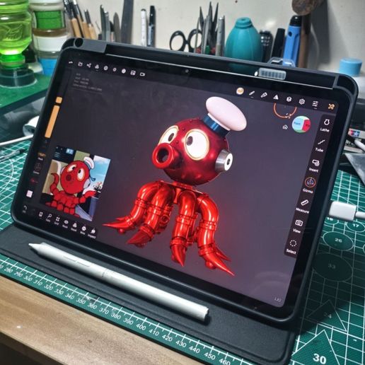 👾 Octo 1 - Voltes V・ OBJ File for 3D printing・Cults