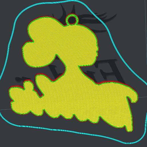 🗝️ Barbie Head Logo keychain・ STL File for ・Cults