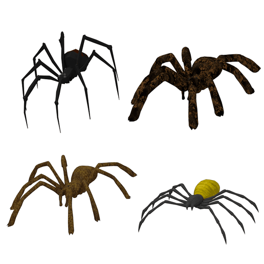 3D file Set of Spiders 🕸️ ・3D print object to download・Cults