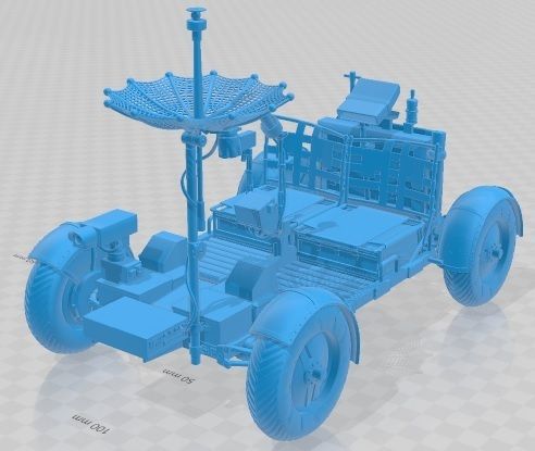 🌙 Apollo Lunar Rover Moon Printable Car・ 3D File for ・Cults
