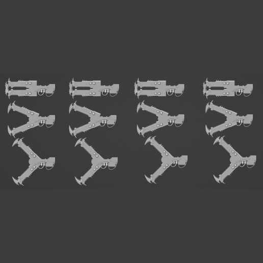 💪 Knight - reaper chain claw・Free STL File for 3D printing・Cults