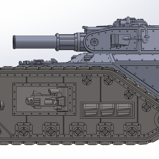 🪖 DKOK Heavy Tank・ 3MF File for 3D printing・Cults