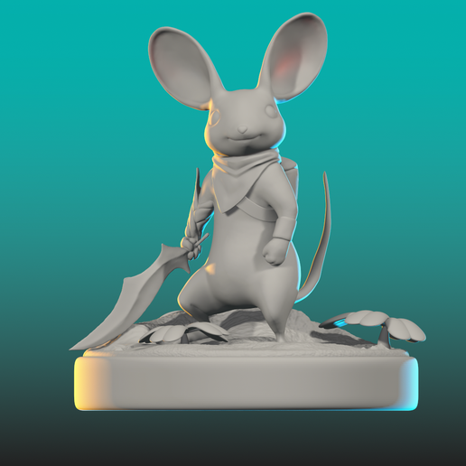 3D file Quill - jeu VR Moss - anime 🐉 ・3D printing model to download・Cults
