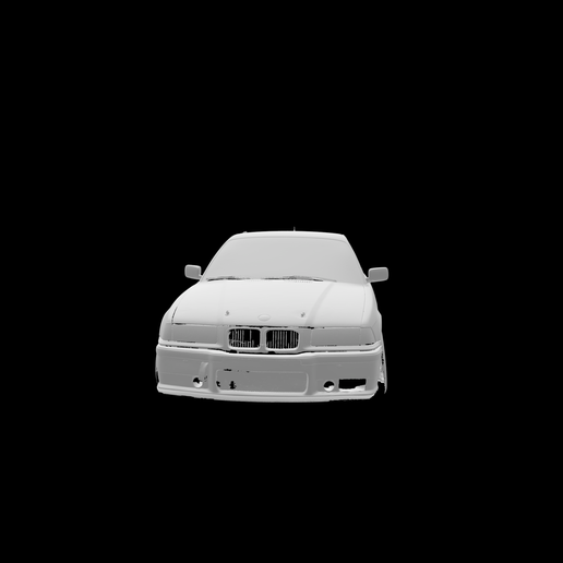 🩻 3D SCAN DATA BMW 3er. (E36 Coupe) EXTERIOR・ STL File for 3D printing ...