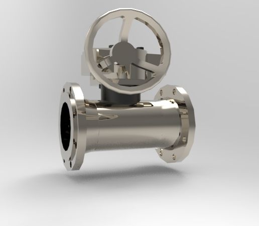 ⚙️ gear-operated ball valve・ STL File for 3D printing・Cults