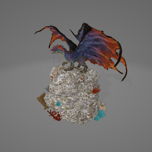 👹 MONSTER HUNTER NAMIELLE FIGURE・ STL File for 3D printing・Cults