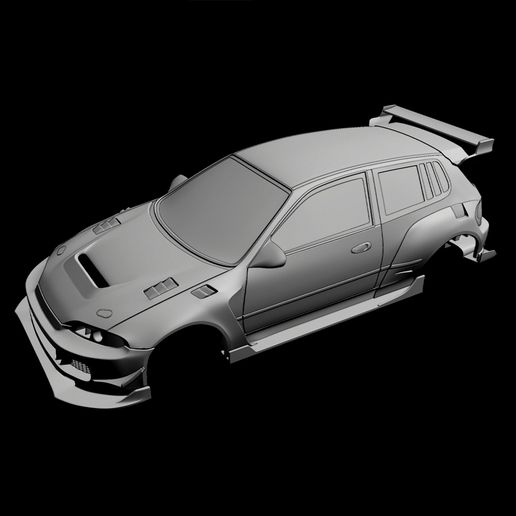 👽 EG6 widebody・ STL File for 3D printing・Cults
