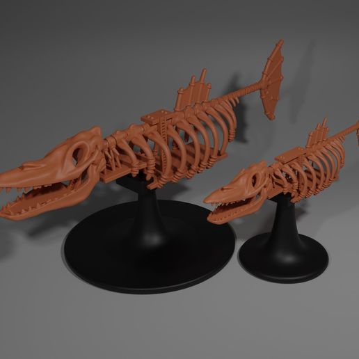 💀 Skeleton Ship Spelljammer Miniature From DnD 2e・Free STL File for ・Cults