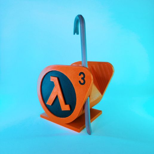 🎮 Half Life - Controller Holder・ STL File for 3D printing・Cults
