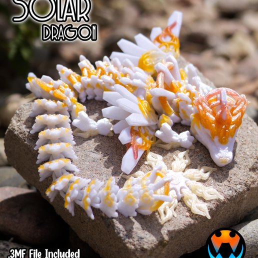 ☀️ Solar Dragon・ 3D File for 3D printing・Cults