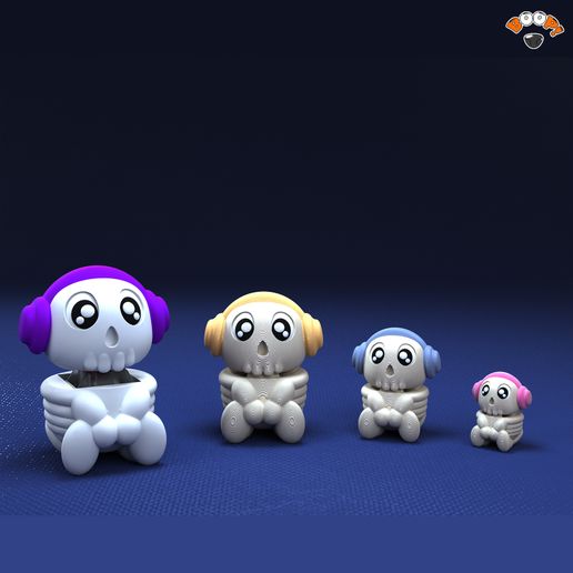 Cute Mini Flexi Skeleton🩻| Halloween Articulated Fidget Toy + Keychain ...