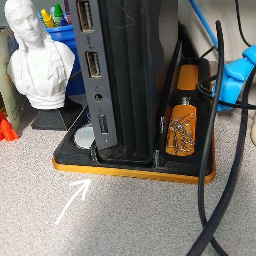 💻 HP ProDesk Mini Desktop Vertical Stand・Archivo STL Gratis para Impresión 3D・Cults